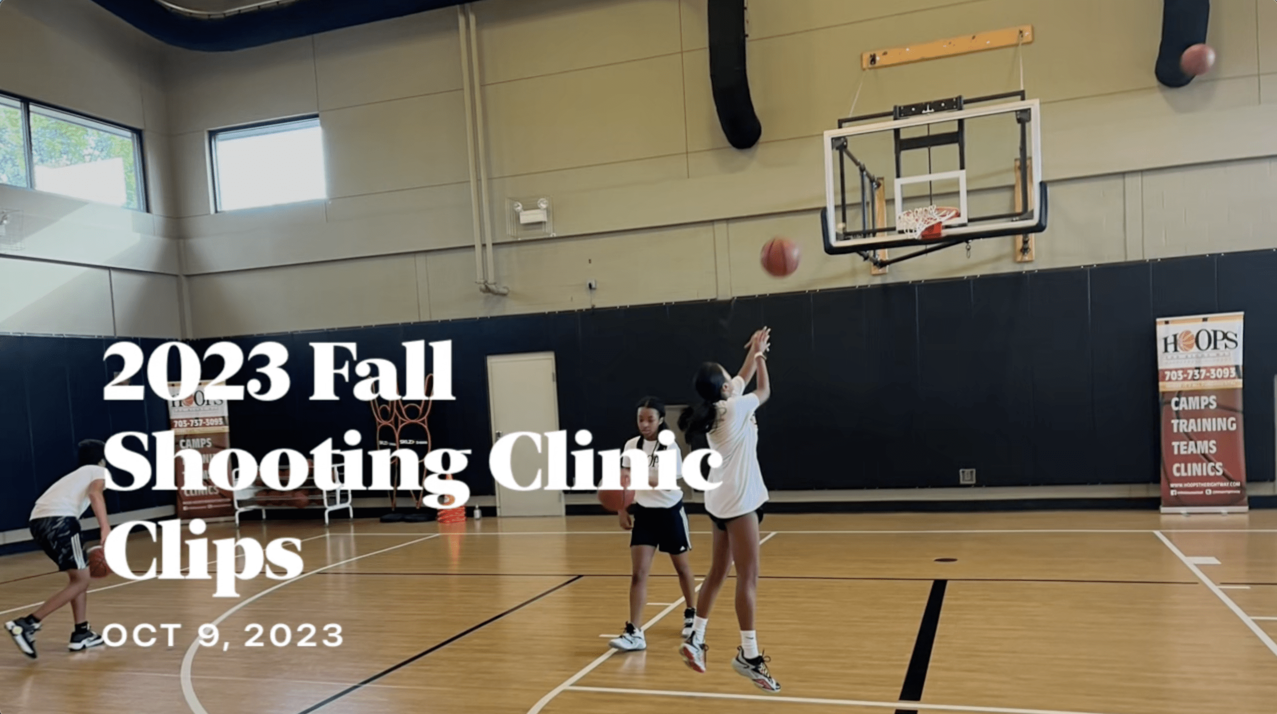Fall Shooting Clinic Flashback - Hoops The Right Way